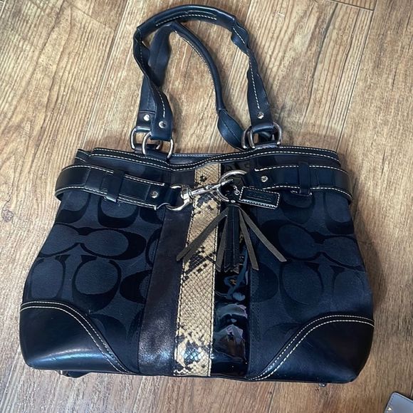 Coach | Bags | Coachpython Satcheleuc | Poshmark